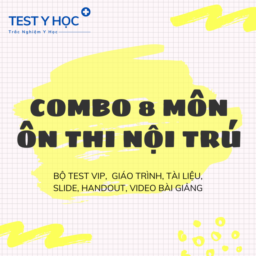 Bài Test Vi Sinh Số 6 - Ôn Thi Nội Trú Y Hà Nội